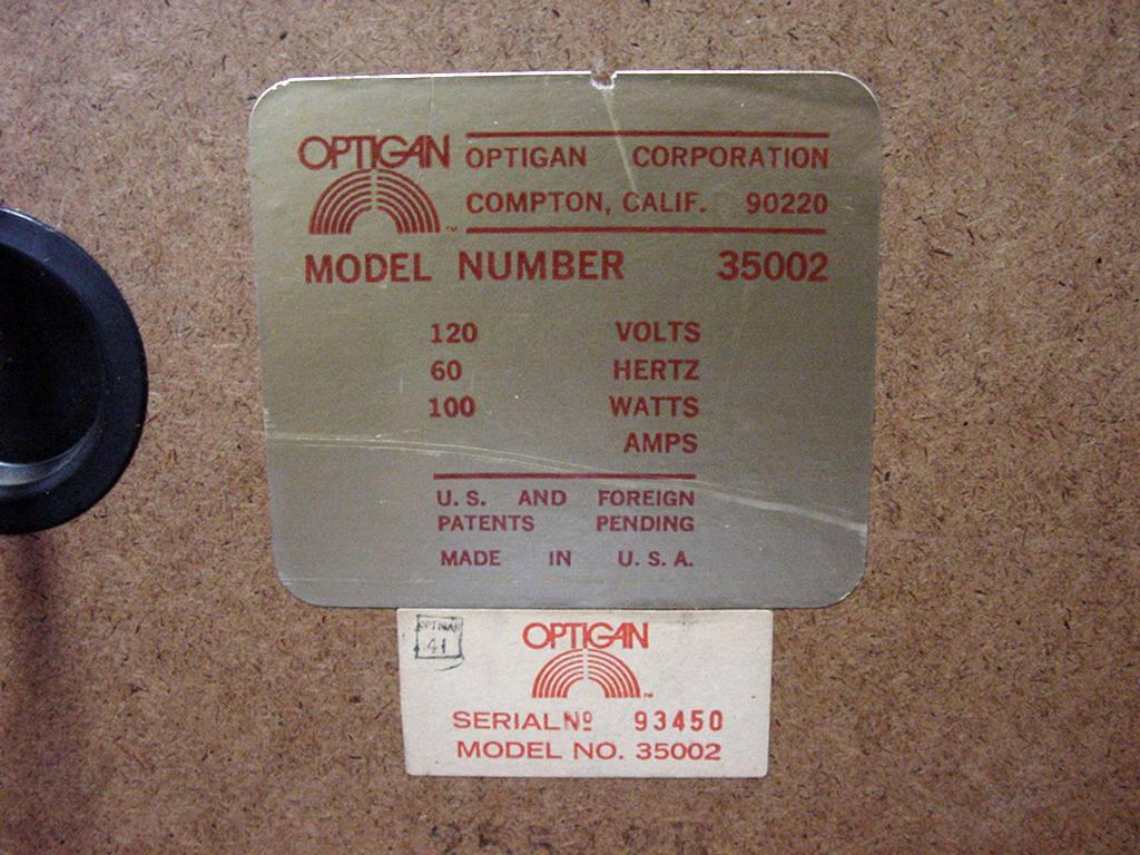 Optigan – Out Of Phase