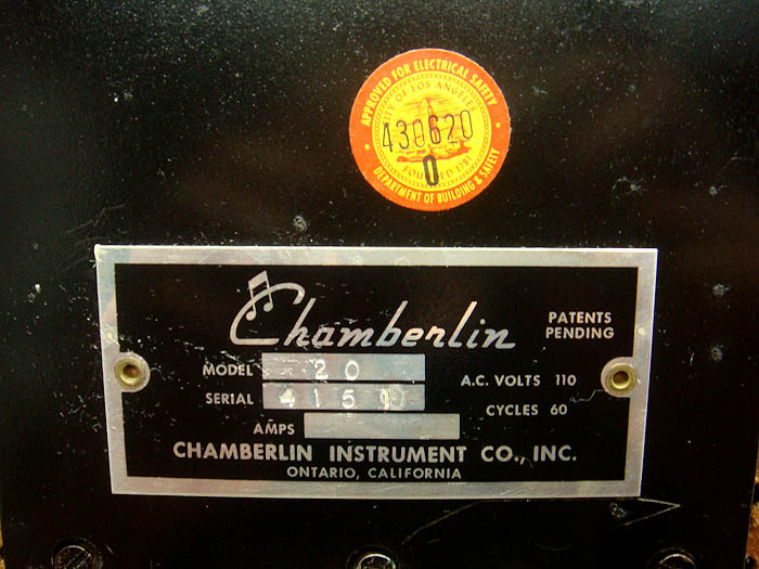 Chamberlin - Mellotron