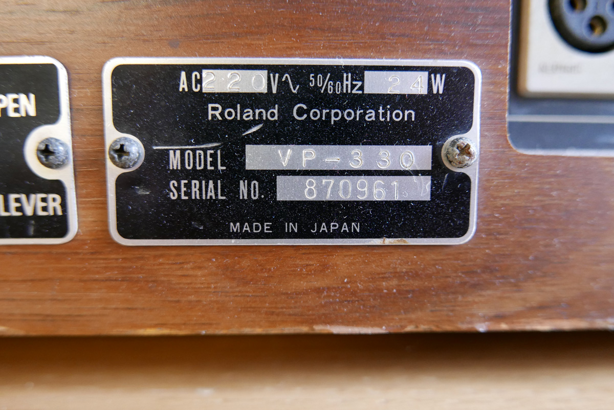 Roland VP-330 Mark I – Out Of Phase